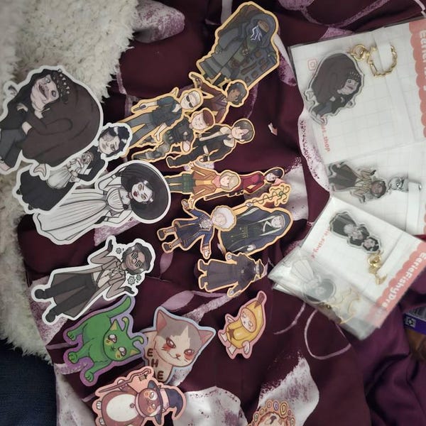 Stares at You Autistically One Sided Holographic Acrylic Keychain (LAST ...