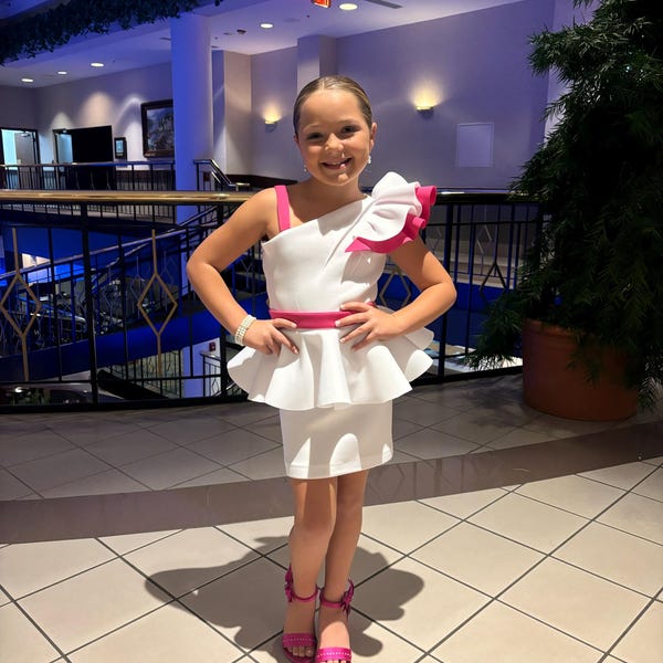 Red White Blue Wear With Cape Pageant Fun Fashion Girls Patriotic ...