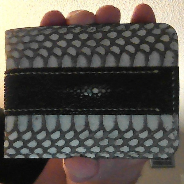 Bespoke Wallet Made of Genuine Cobra and Stingray Skin Handmade Men ...