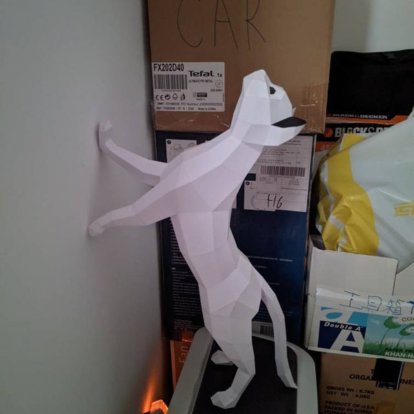 Papercraft Cats PDF Templates (couple), DIY Low Poly Papercraft: Make ...