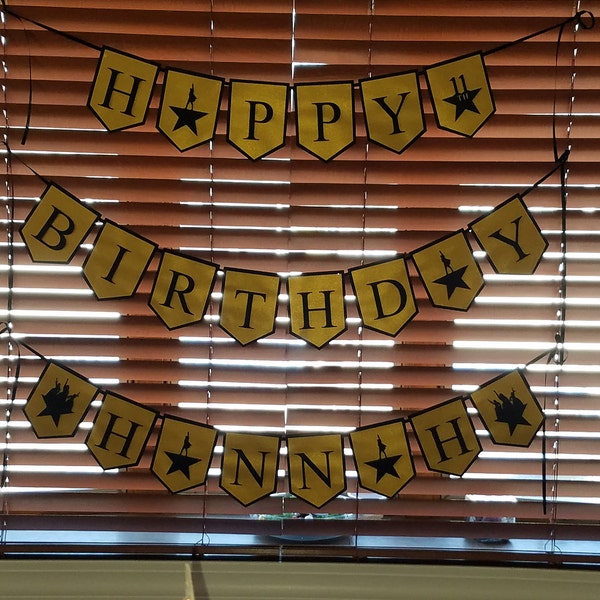 Hamilton Birthday Banner, Hamilton Musical Inspired Birthday Banner ...