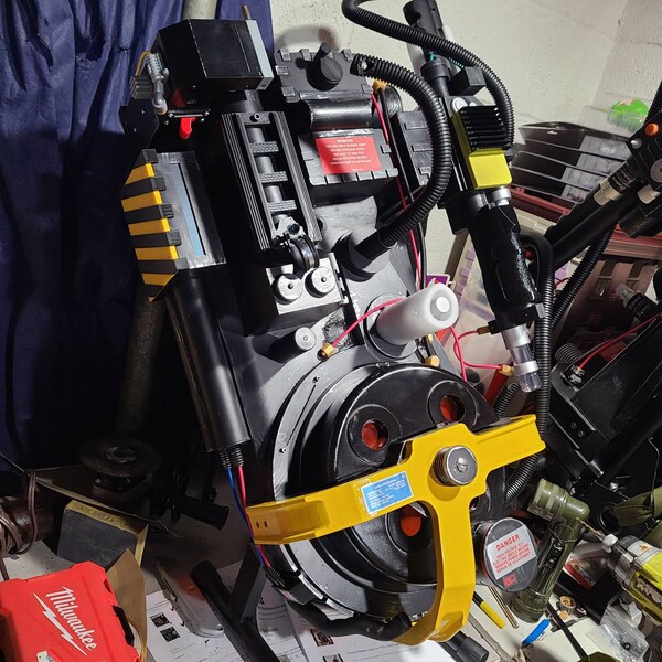 Proton Pack Motherboard - Laser-cut 5mm Black Composite Fiber for ...