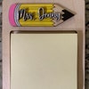 Teacher Sticky Note Holder Personalized Teacher Gift Teacher ...