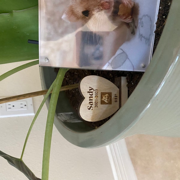 Custom Hamster Grave Stone/ Memorial Grave Marker/ for Hamster Loss ...