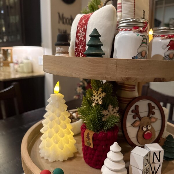 Happy 4th of July Miniature Front Door Sign, Tiered Tray Decor ...