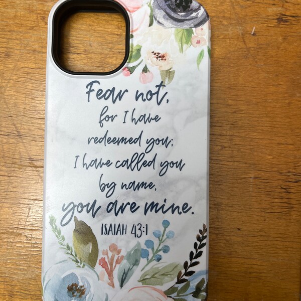 Isaiah 41:10 Christian Quote Bible Verse Phone Case Do Not Fear ...