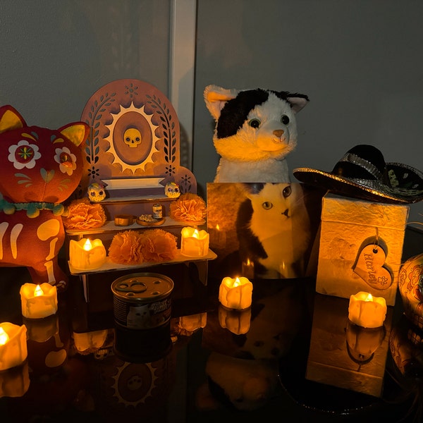 Mini Clay Nicho Candles: Pet Memorial Altar Decorations - Etsy