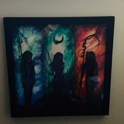The Witches Three Tri-color Wall Art Print Montage of Elemental ...