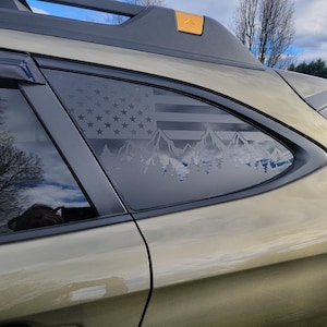 Fits 2012-2017 Subaru Crosstrek Rear Side Windows Mountain Tree Outdoor ...