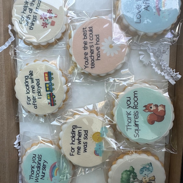 Teacher Gift Box of Biscuits Nursery, Preschool, Reception Class ...