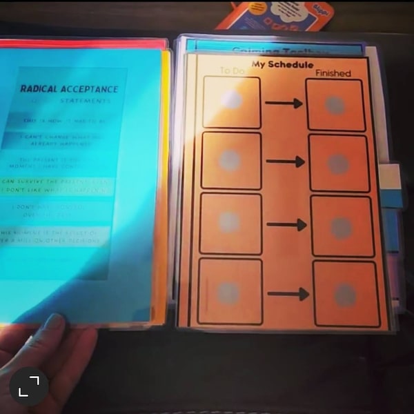 Tabbed Layard Visuals, Token Board, First Then, Special Education Tool ...