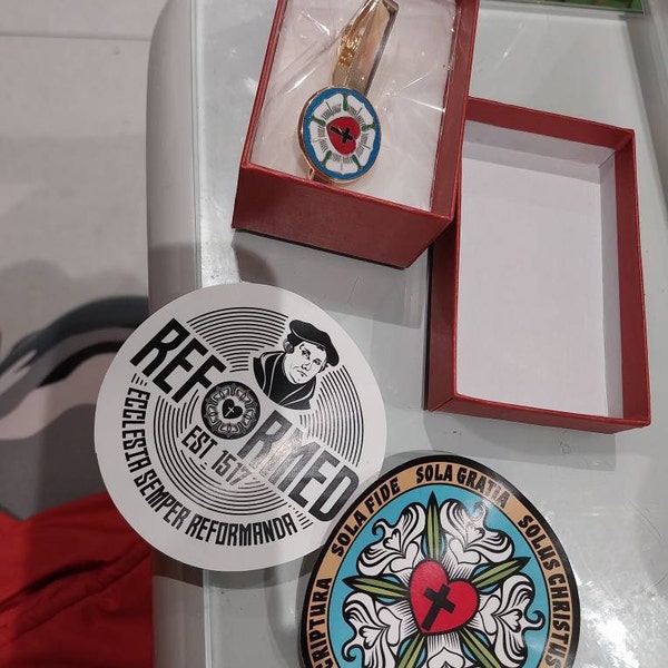 Protestant Reformation Luther Rose Pin, Confirmation Gift - Etsy