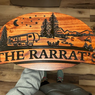 RV Sign, Camper Sign, Engraved Rv Sign, Campsite Flag, RV Flag Hanging ...