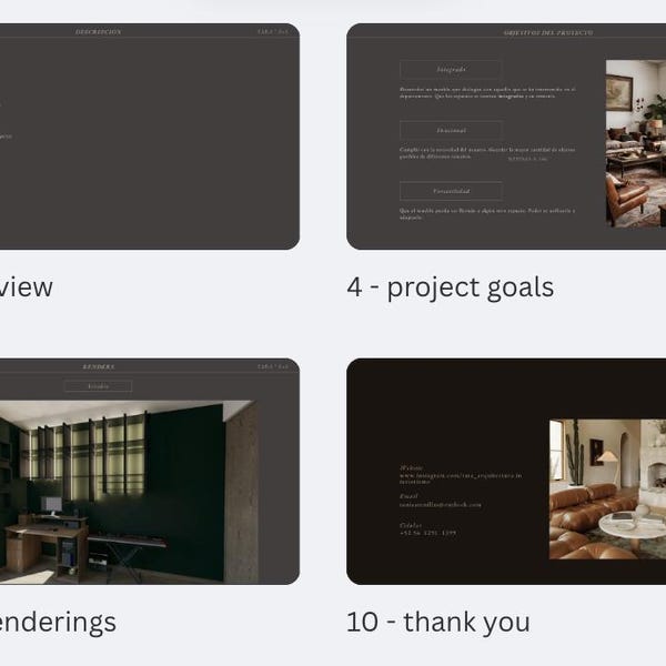 Interior Design Proposal Template | Interior Design Presentation ...