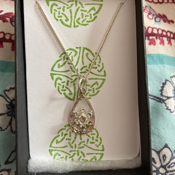 Edinburgh Castle Charm Pendant Necklace, Sterling Silver, Scotland ...