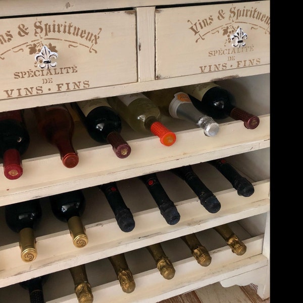 STENCIL 'parisienne Perfume', Vintage French Script, Paris, Furniture ...