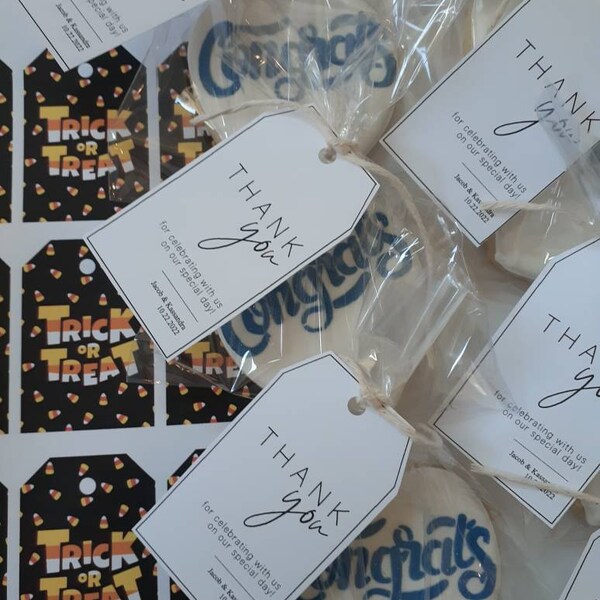 Happy Birthday to You Party Gift Tags, Printable Gift Tags, Birthday ...