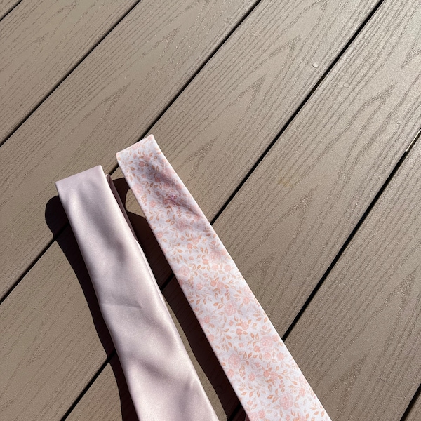 Blush Pink Roses Tie for Man, Blush Pink Tie Mens, Blush Wedding Ties ...