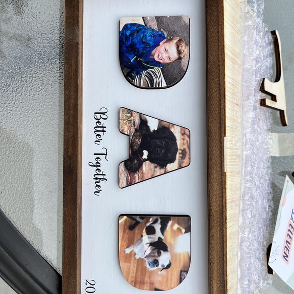 Personalized Photo Sign for Dad, Custom Father's Day Gifts for Daddy ...