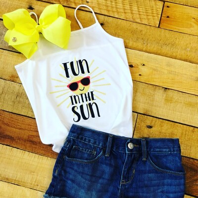 Cricut SVG Fun in the Sun With Sunglasses SVG Summer Cut - Etsy