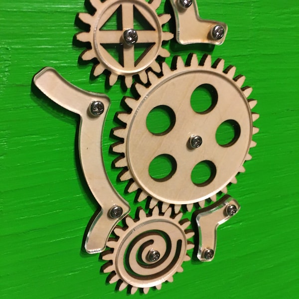 Wooden Gears for Busy Board Details/set of 3 Gears DIY Busy Board ...