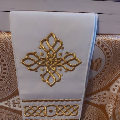 Embroidered Cotton Cloth Pouch for Prosphora Orthodox Communion Bread ...