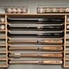 7bat Wood - Baseball Bat Display Rack W/ Multiple Shelves- Premium Pine ...