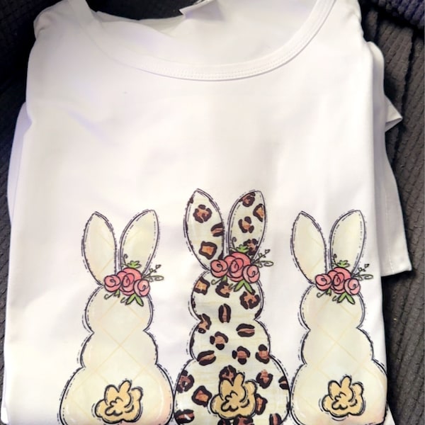 Easter Bunny PNG, Easter Bunny Sublimation Design for Girls, Easter ...