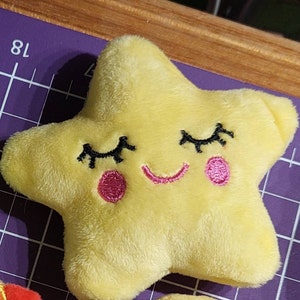 Star Embroidery Pattern, in the Hoop ITH, Softie Stuffie Plushie Kids ...
