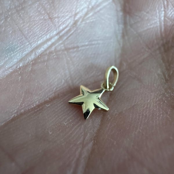 Small Micro 1cm X 5mm 9ct Yellow Gold Cross Charm - Etsy