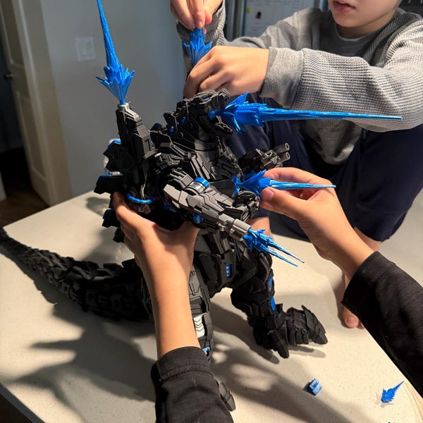 Mecha Gamera Articulated 3D Print - Etsy