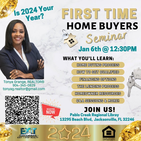 First Time Home Buyer Flyer, DIY Flyer Template Design, Home Buying ...