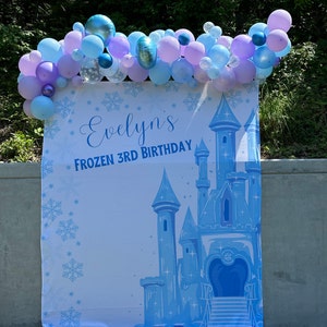 Arch Custom Text Party Banner Personalized Arch Backdrop - Etsy