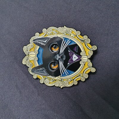 Moving Eyes Cat Eyes Soft Enamel Pin - Etsy