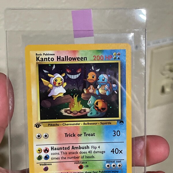 Gorochu Custom Holographic Card - Etsy