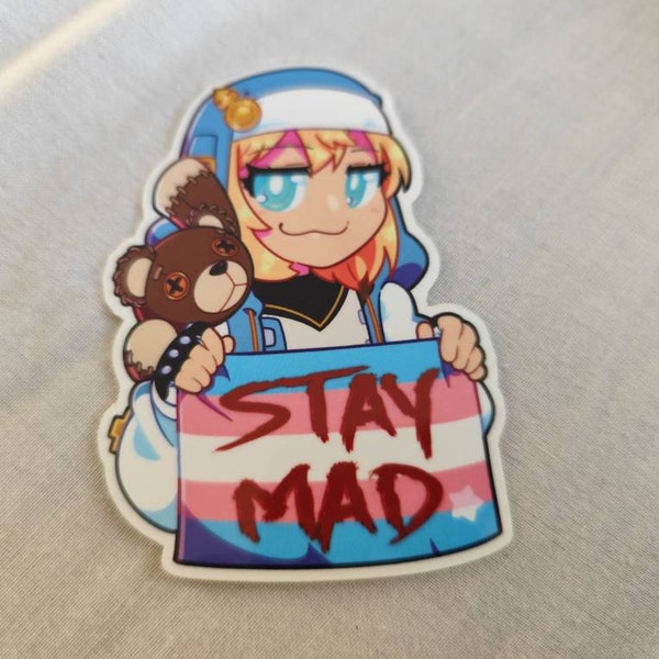 Pride Bridget GUILTY GEAR STRIVE Stickers - Etsy