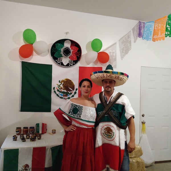 Mexican Maxi Skirt. Mexican Colorful Skirt. Traditional Long Skirt ...