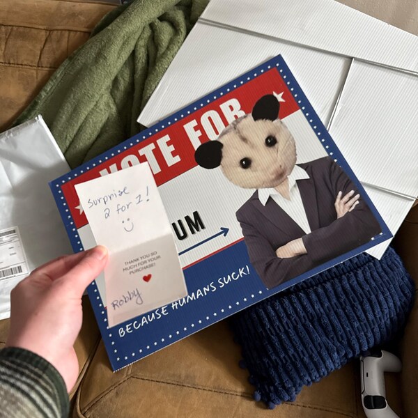 Possum Lover Gift, Opossum Backpack, Wildlife Rucksack, Nature Lover ...