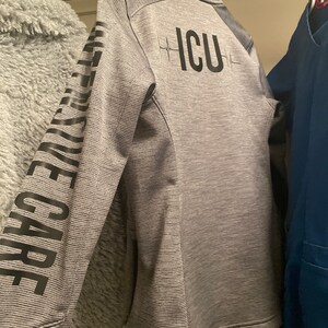 ICU Intensive Care Unit Jacket Nurse Jacket Embroidered Jacket ...