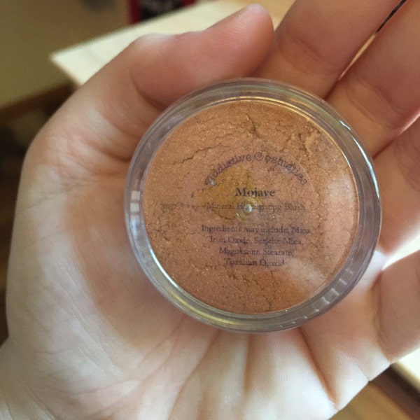 MOJAVE Mineral Highlighting Blush and Bronzer- Handmade, All Natural ...