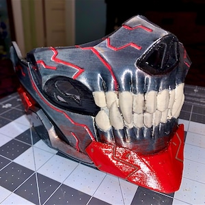 3D Model of Cyborg Mask V2 for 3dprint - Etsy