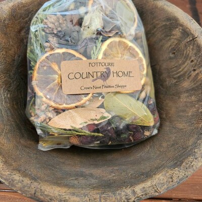 Country Home Potpourri Farmhouse Primitive Blend Rosehips, Berries ...