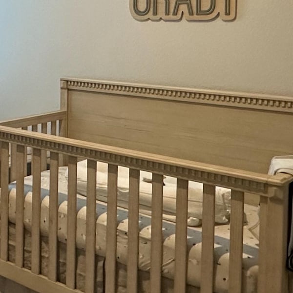 Large Wood Name Sign, Nursery Name Sign, Girl Name Sign, Above Crib ...