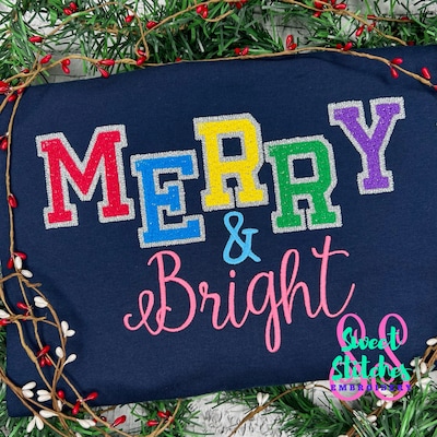 Faux Chenille Glitter HTV Font Athletic Sport Varsity Glitter Vinyl ...