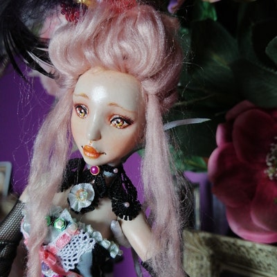 Made to Order Mermaid Queen Porcelain Ball Jointed Doll Bjd Tattoo ...