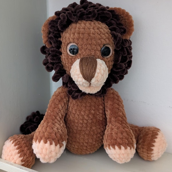 Cleo the Cheetah & Suki the Snow Leopard 2 in 1 Low Sew Crochet Pattern ...