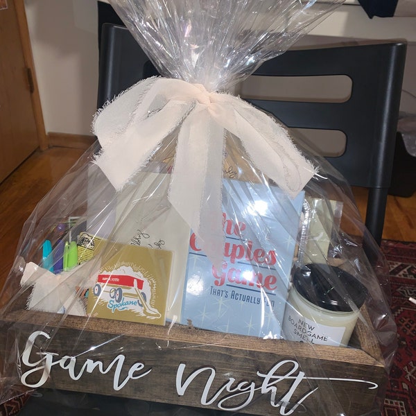 3D Game Night Box - Game Storage Box - Gift Box - Family Night - Games ...