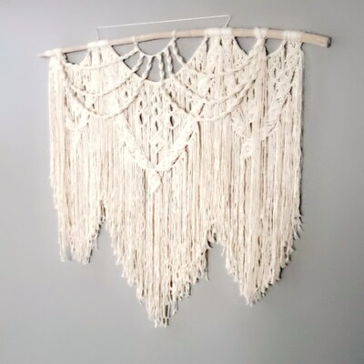 Extra Large Macrame Wall Hanging, Bohemian Decoration, Woven Wall ...