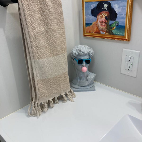 Michelangelo's David Bust With Gum | David With Gum | Pop Art - Etsy