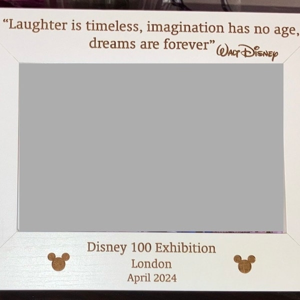 Personalised Disney Photo Frame Gift Disney World Orlando Paris - Etsy